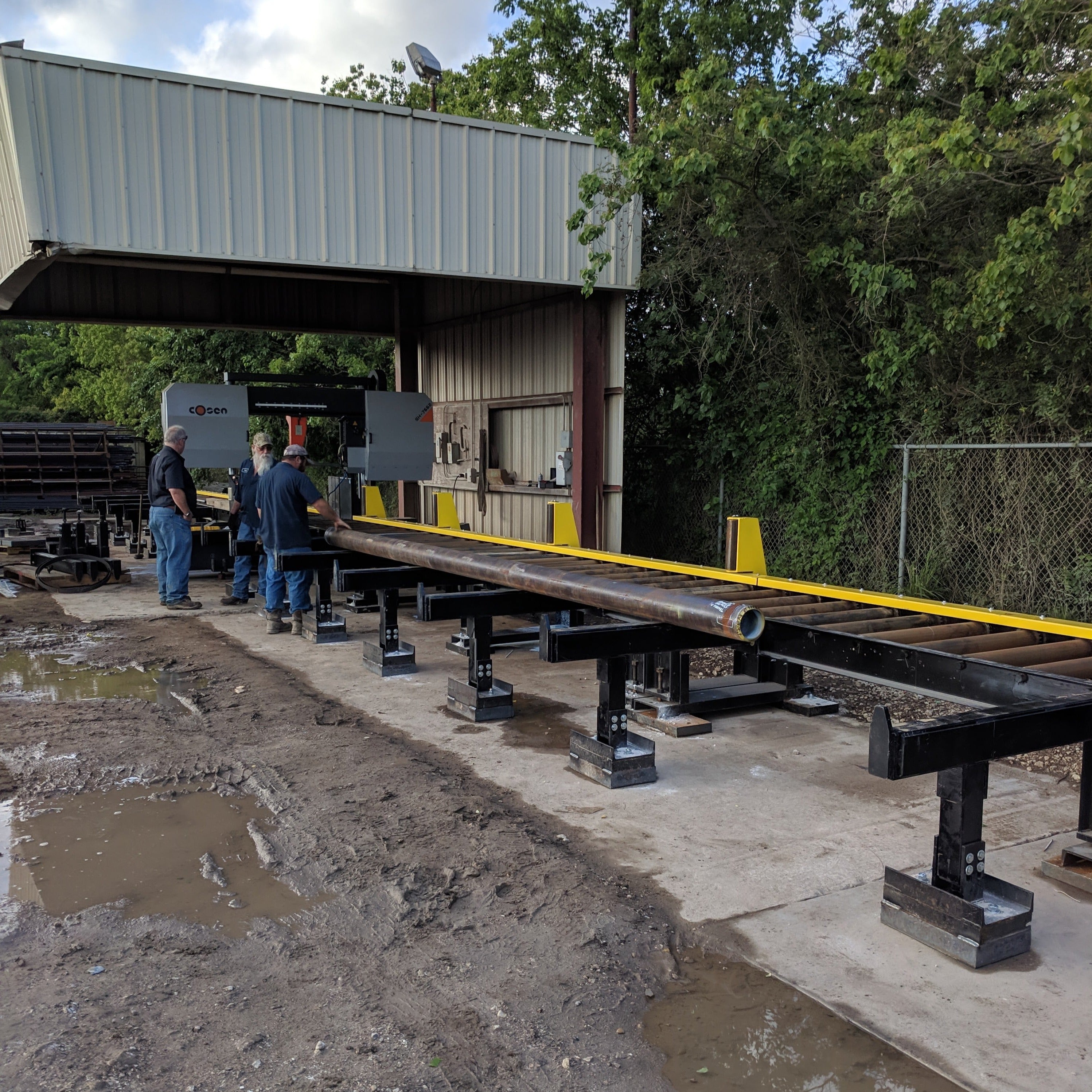 Powered Rollers with Stock Arms – Bad Ass Band Saws