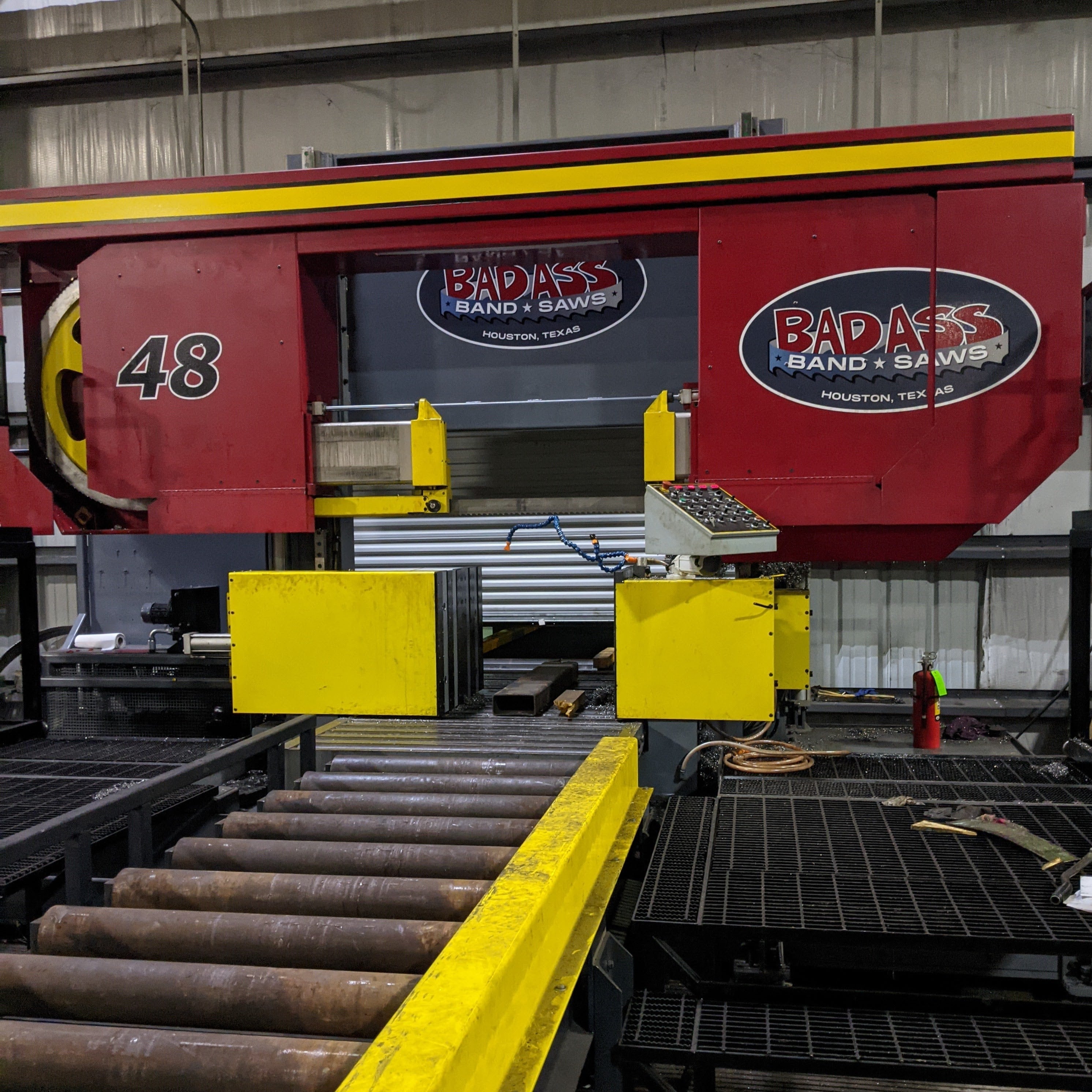 Extreme Duty Powered Conveyors – Bad Ass Band Saws