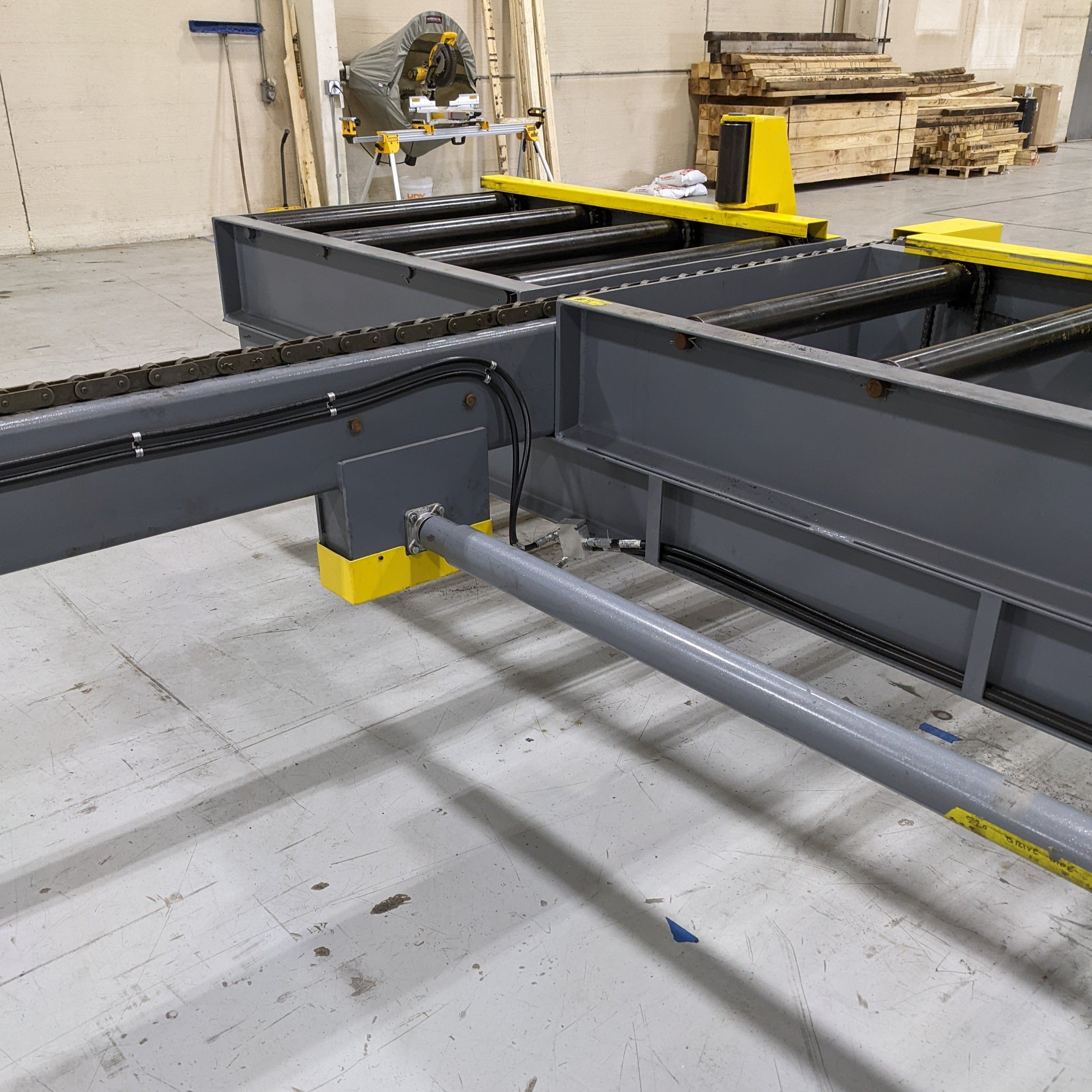 Powered Rollers with Stock Arms – Bad Ass Band Saws